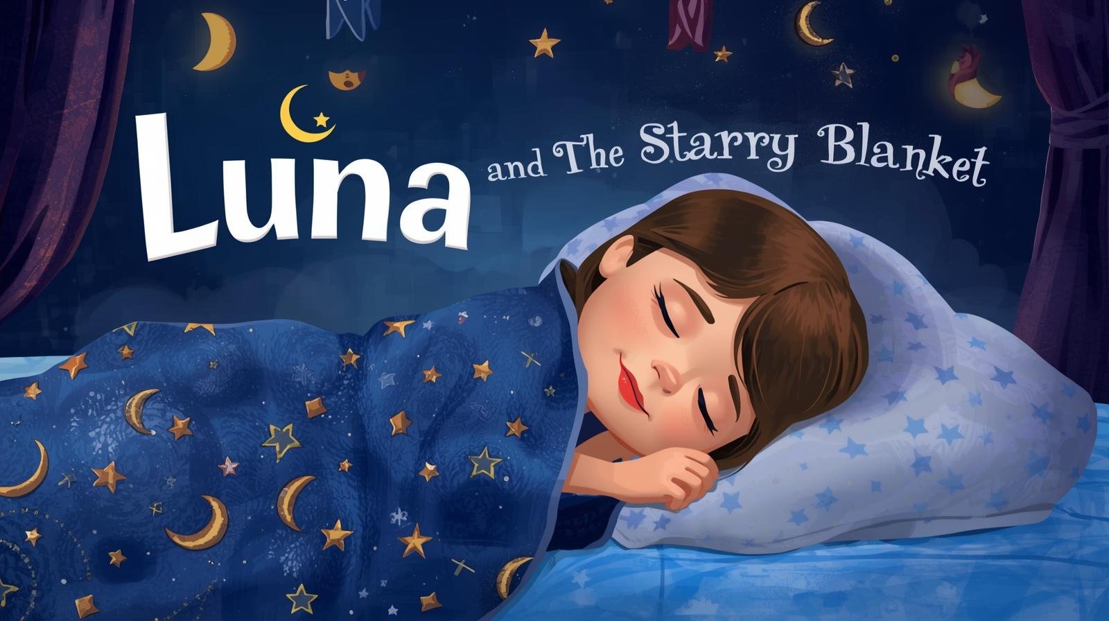 Luna and the Starry Blanket | Magical Bedtime Story for Kids